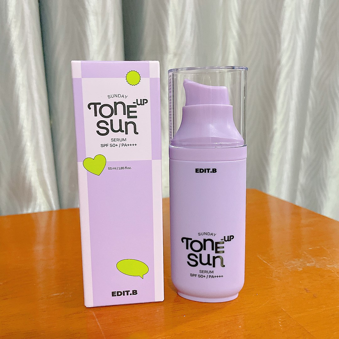 Edit B Tone Up Sun Serum 55ml, Beauty & Personal Care, Face, Face Care ...