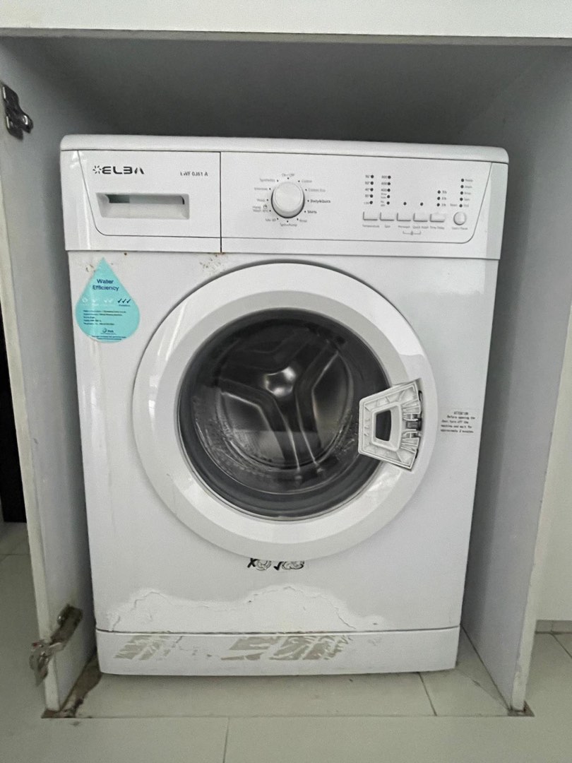 ELBA Front load washing machine 7 kg, TV & Home Appliances, Washing ...