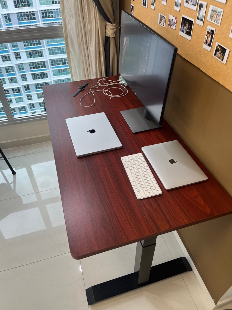 Electric adjustable table (From Fortytwo) on Carousell