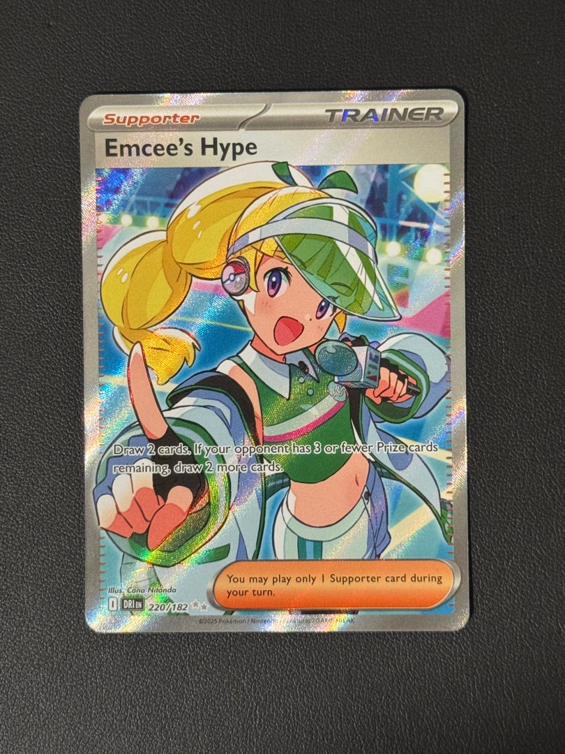 Emcee’s Hype - Pokemon TCG Destined Rivals, Hobbies & Toys, Toys ...