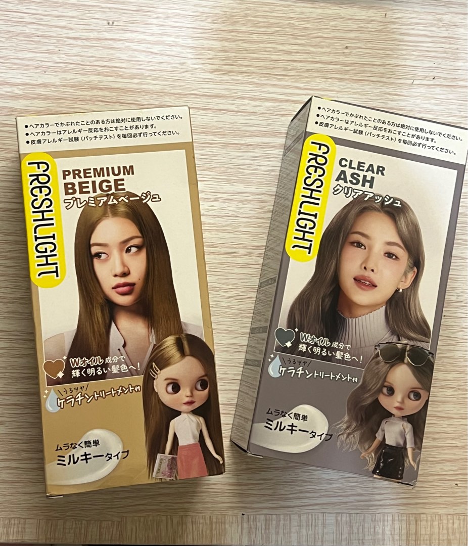 FreshLight Japanese Hair Dye, Beauty & Personal Care, Hair on Carousell