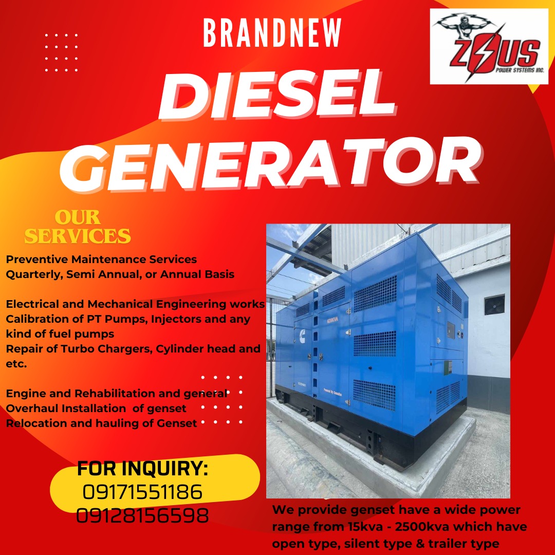 GENERATOR SET 20KVA 25KVA 30KVA 45KVA 50KVA 75KVA 100KVA 125KVA 150KVA ...
