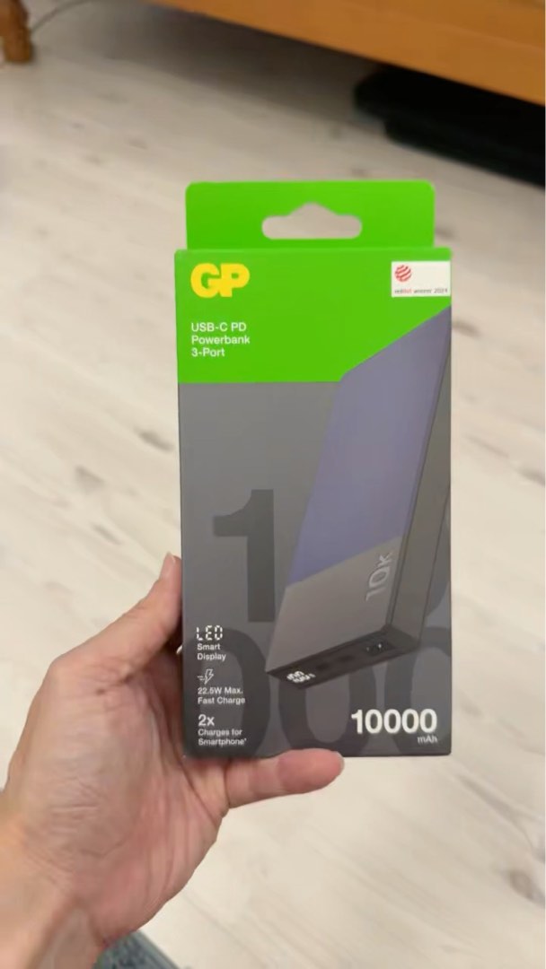 GP USB-C PD Powerbank 3-Port 10000mAh, Mobile Phones & Gadgets, Mobile ...