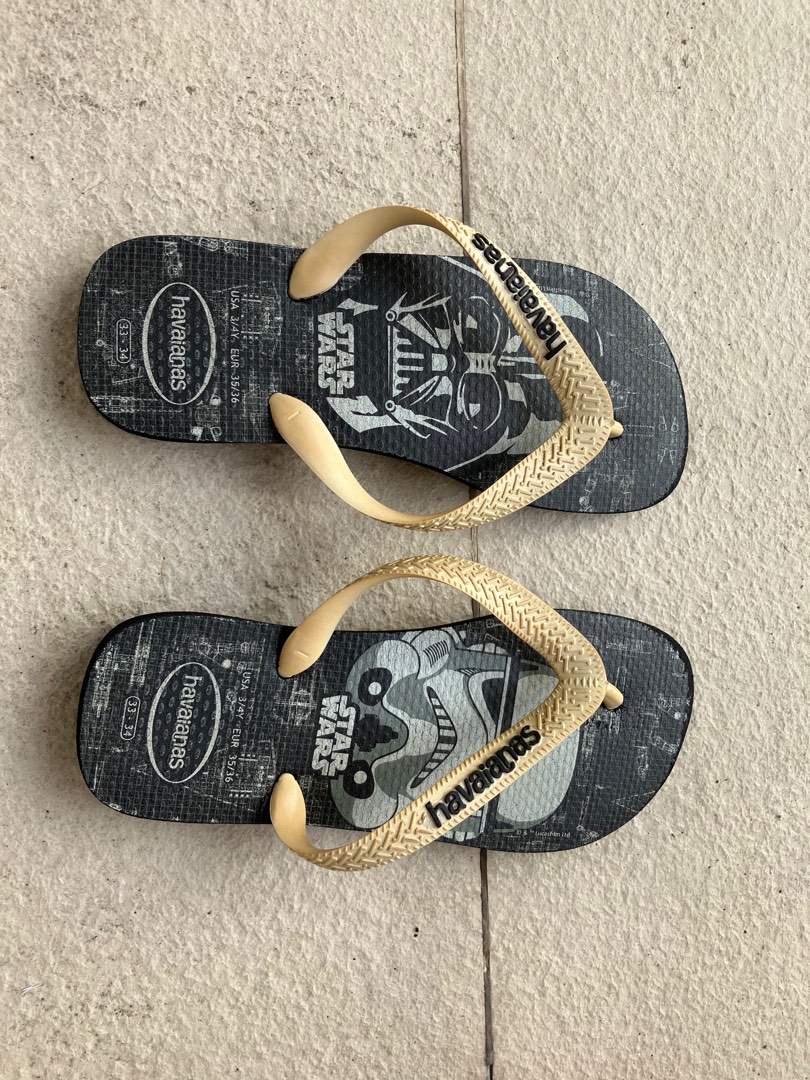 Havaianas Star Wars flip flops for kids free delivery , Babies & Kids ...
