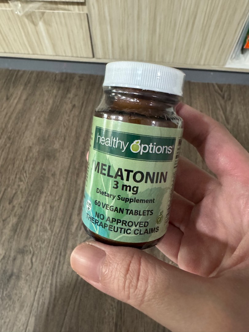 Healthy Options Melatonin 3mg 60tabs, Health & Nutrition, Health ...