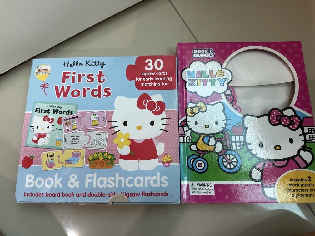 Hello Kitty Story Book & flashcards (bundle 2), Buku & Alat Tulis, Buku ...
