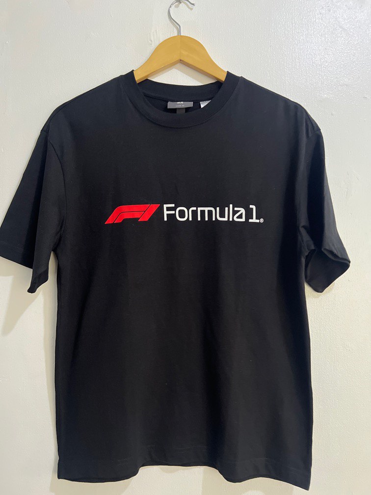 H&M collab Formula 1 loose style, Men's Fashion, Tops & Sets, Tshirts ...