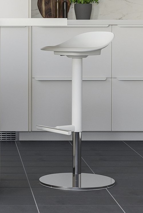 NEW Ikea JANINGE Bar stool, white, 76 cm on Carousell