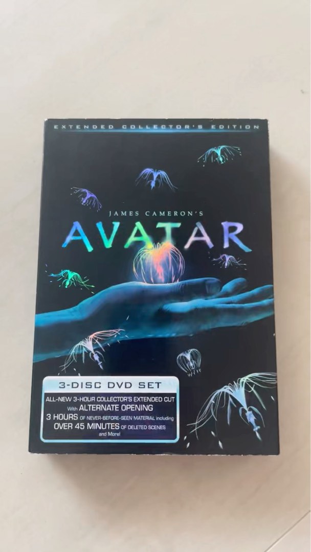 James Cameron's Avatar 3-Disc DVD Set, Hobbies & Toys, Music & Media ...