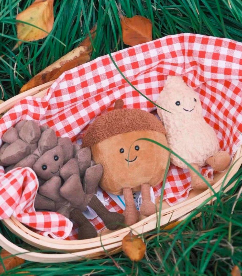 Jellycat pine cone/hazelnut fun doll gift birthday gift doll plush toy ...