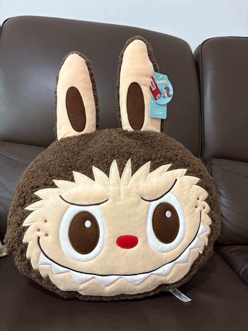 Labubu Popland Limited Edition cushion +Blanket+Hand Warmer 3-in-1 ...