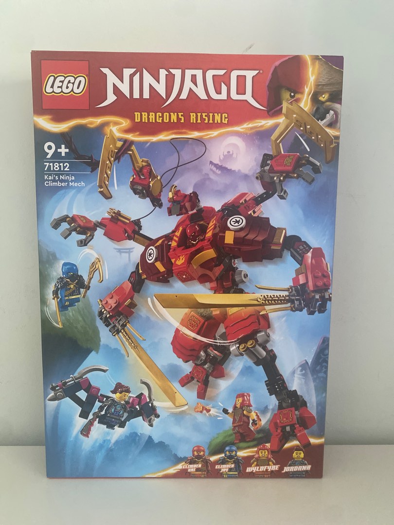 LEGO 71812 Ninjago Dragons Rising Kai's Ninja Climber Mech, Hobbies ...