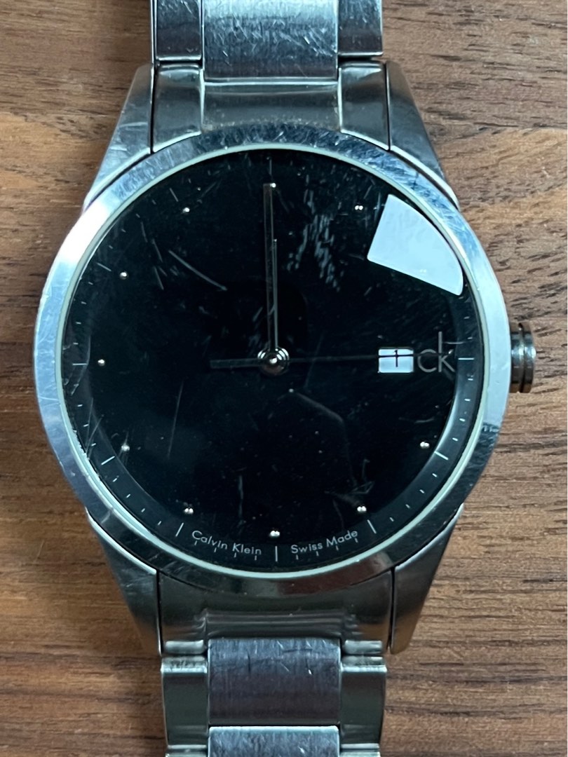 [Let go] Calvin Klein CK Stainless Steel Watch K22321 Swiss Made, Men's ...