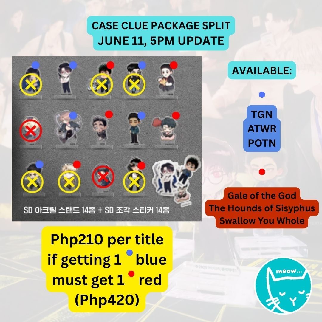 LEZHIN POP-UP STORE (OFFLINE): CASE CLUE PACKAGE SPLIT, Hobbies & Toys ...