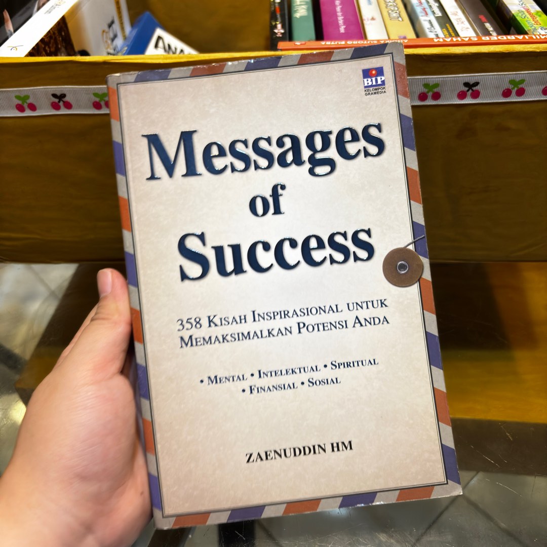 Message of Success Buku Pengembangan Diri oleh Zaenuddin HM Buku Bekas ...