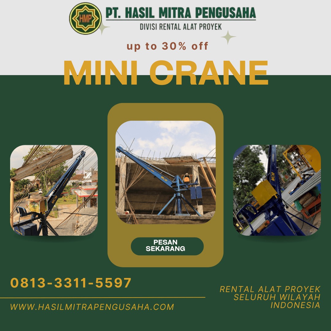 Mini Crane Kota Tebing Tinggi Provinsi Sumatera Utara | Sewa Mini Crane Terbaik Kota Tebing ...