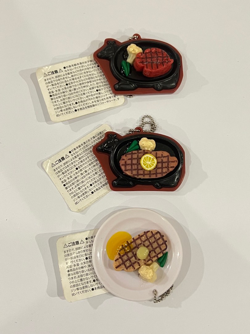 Miniature Realistic Steak Rare Medium Rare Well Done Squishy Food ...