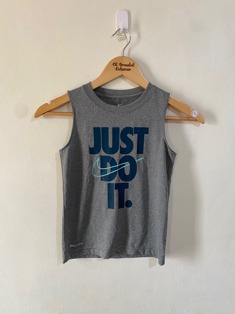Nike just do it sando, Babies & Kids, Babies & Kids Fashion on Carousell