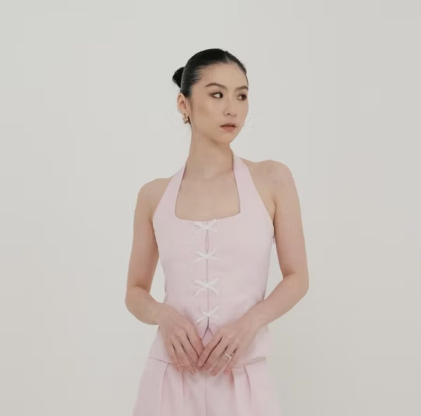 Ocha Wear Willow Ribbon Top in Pink (not oudre karakiri maven array ...