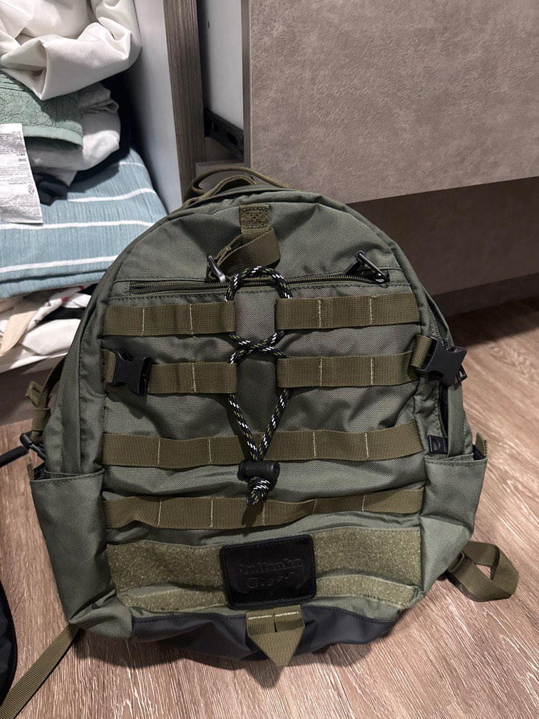 Onitsuka Tiger Green Backpack, Men's Fashion, Bags, Backpacks on Carousell