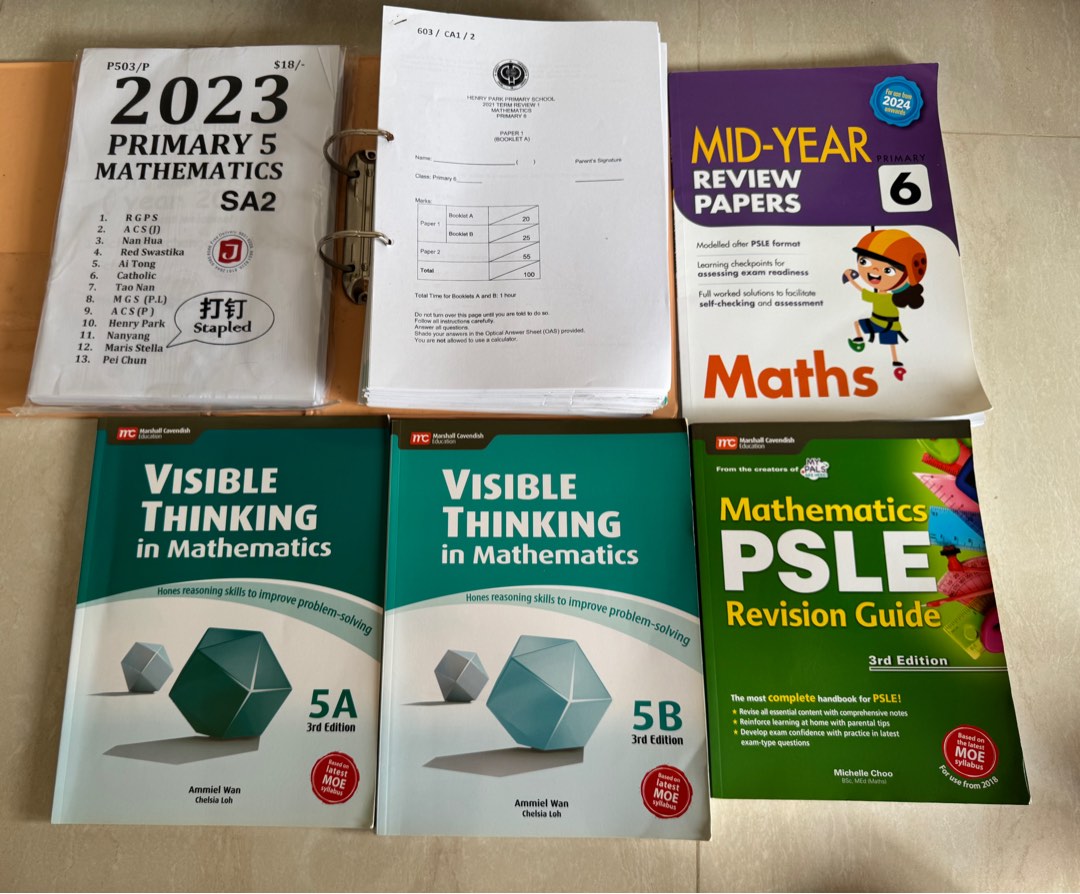 P5 and P6 Maths Assessment n papers, Hobbies & Toys, Books & Magazines ...