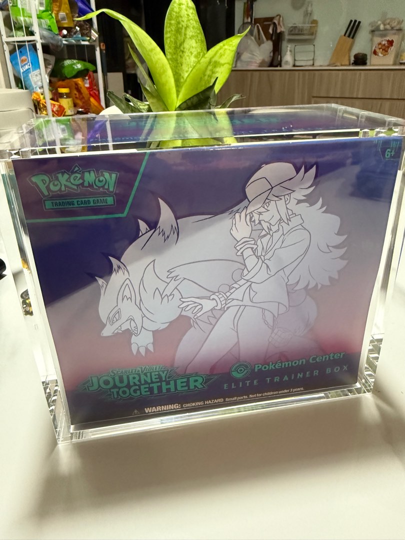 Brand New Pokemon ETB Acrylic (Magnet), Hobbies & Toys, Toys & Games on ...
