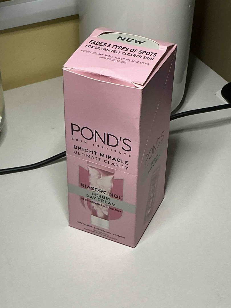 Ponds Niasorcinol Bright Miracle Serum Day Cream, Beauty & Personal ...