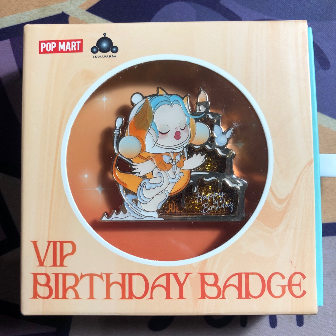 POPMART VIP Birthday Badge: July (SKULLPANDA), Hobbies & Toys ...