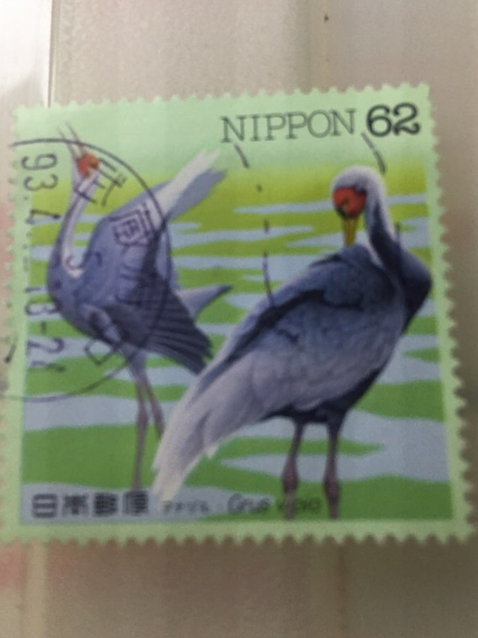 Postage stamp Japan 1993 Water Birds - White-fronted Geese & Japanese ...
