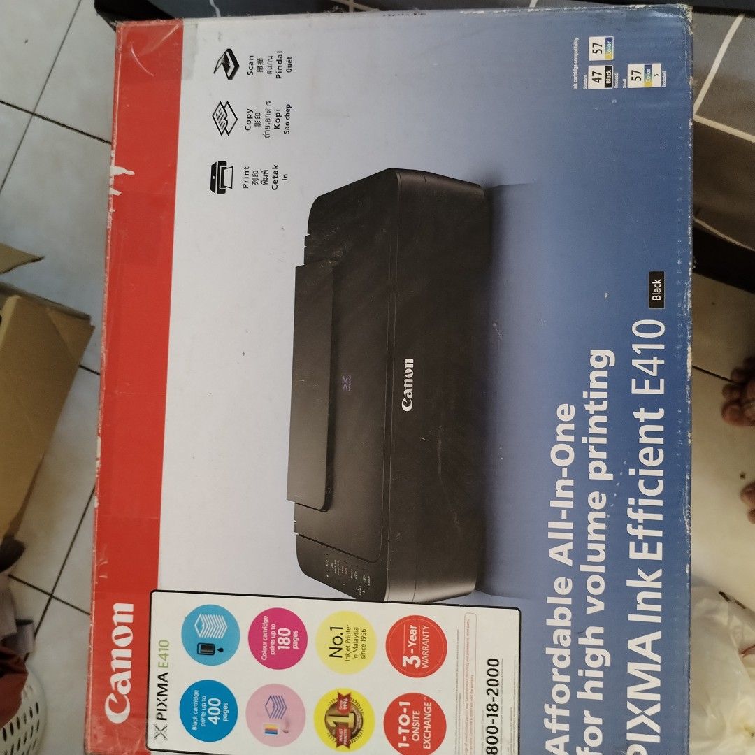 Printer ROSAK Canon Pixma E410, Computers & Tech, Printers, Scanners ...