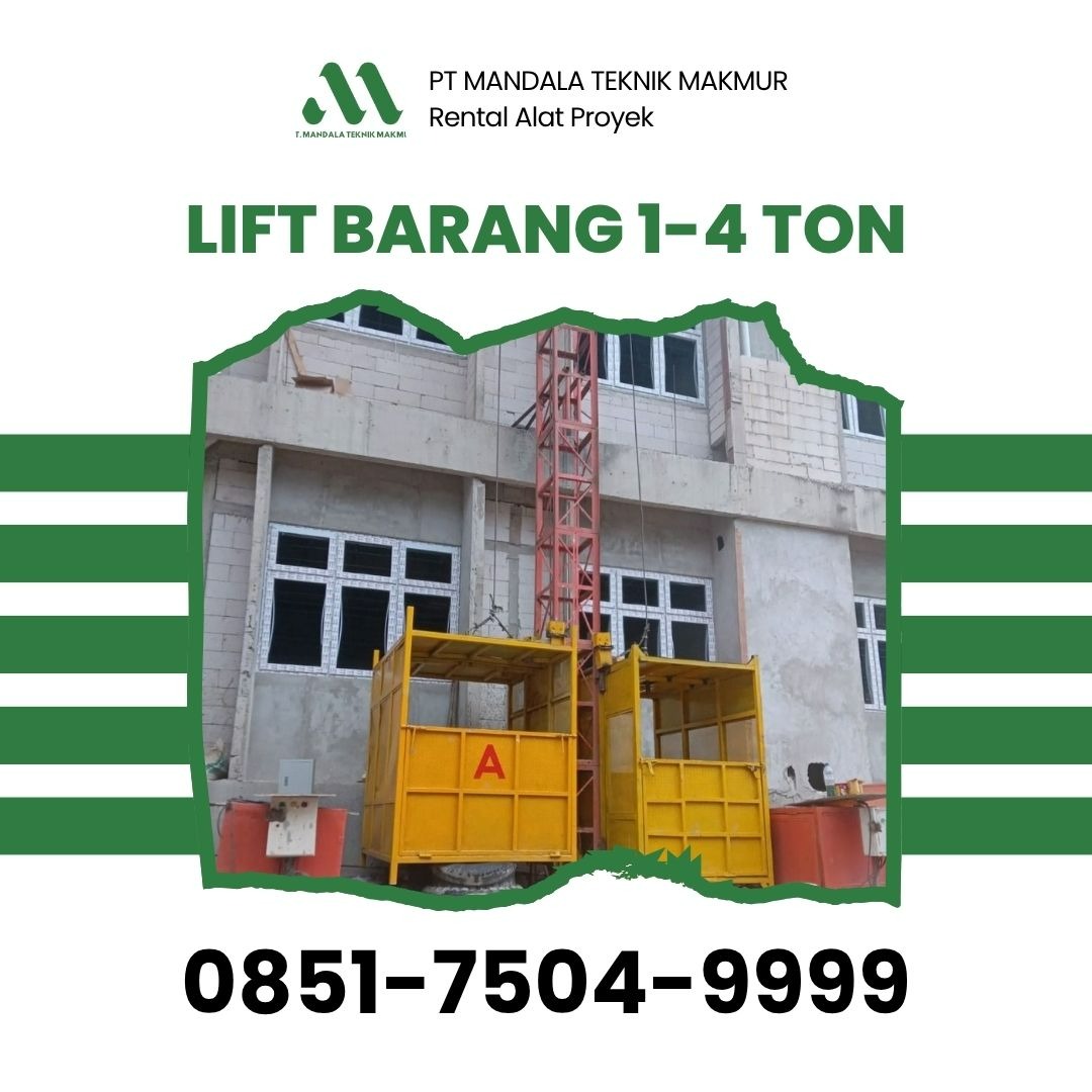 PT MTM selalu siap melayani anda dalam jasa sewa Cargo Lift, Alat ...