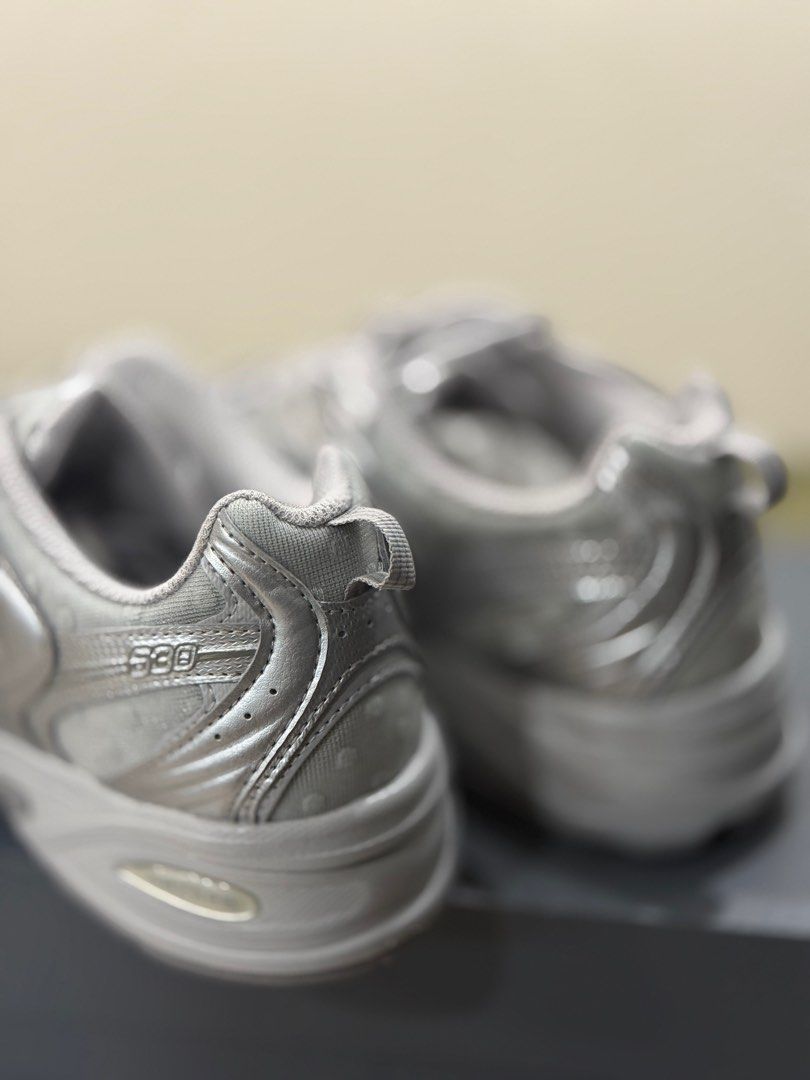 RARE: New Balance 530 "Silver Metallic/Polka Dots" sneakers, Women's ...