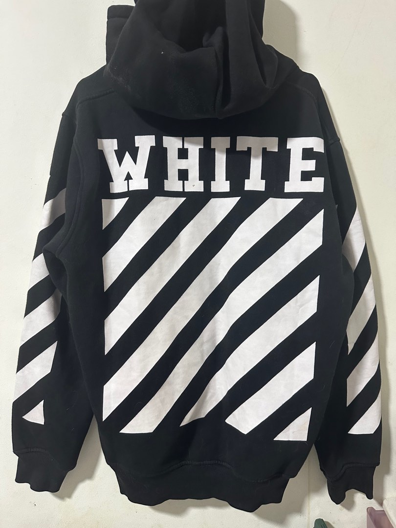 Rare Off white Hoodie, Men's Fashion, Coats, Jackets and Outerwear on ...
