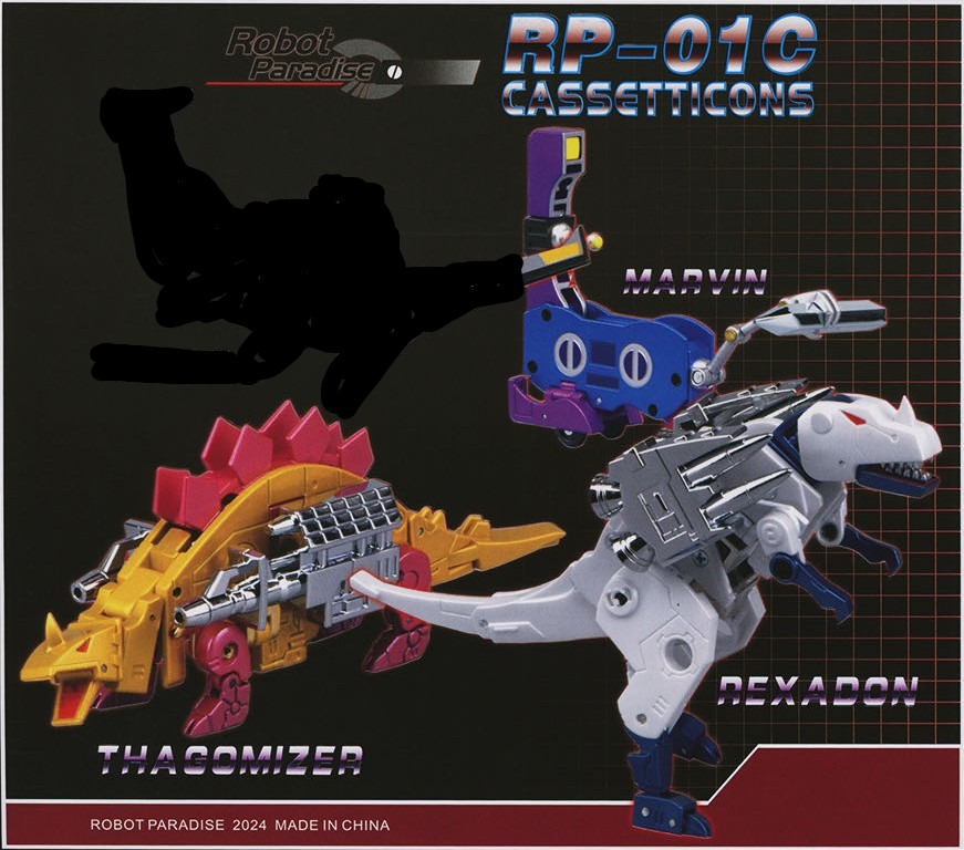 RP-01C - Marvin, Thagomizer, Rexadon (MP Autoscout, Slugfest, Overkill ...