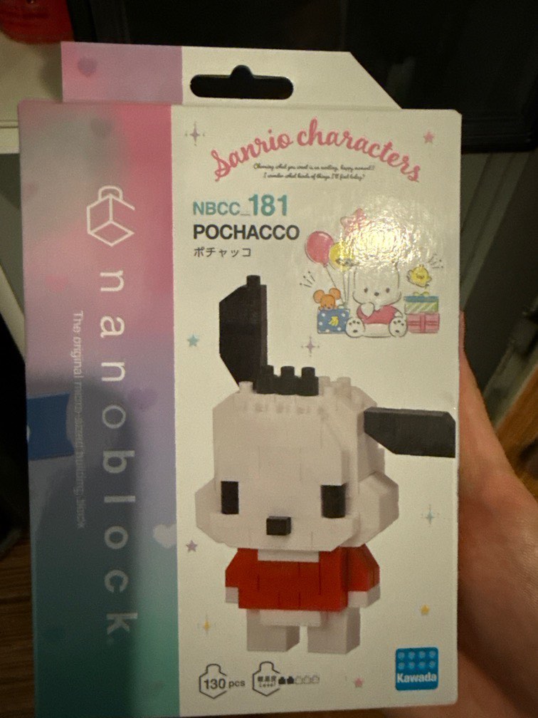 Sanrio Pochacco Nanoblock, Hobbies & Toys, Memorabilia & Collectibles ...