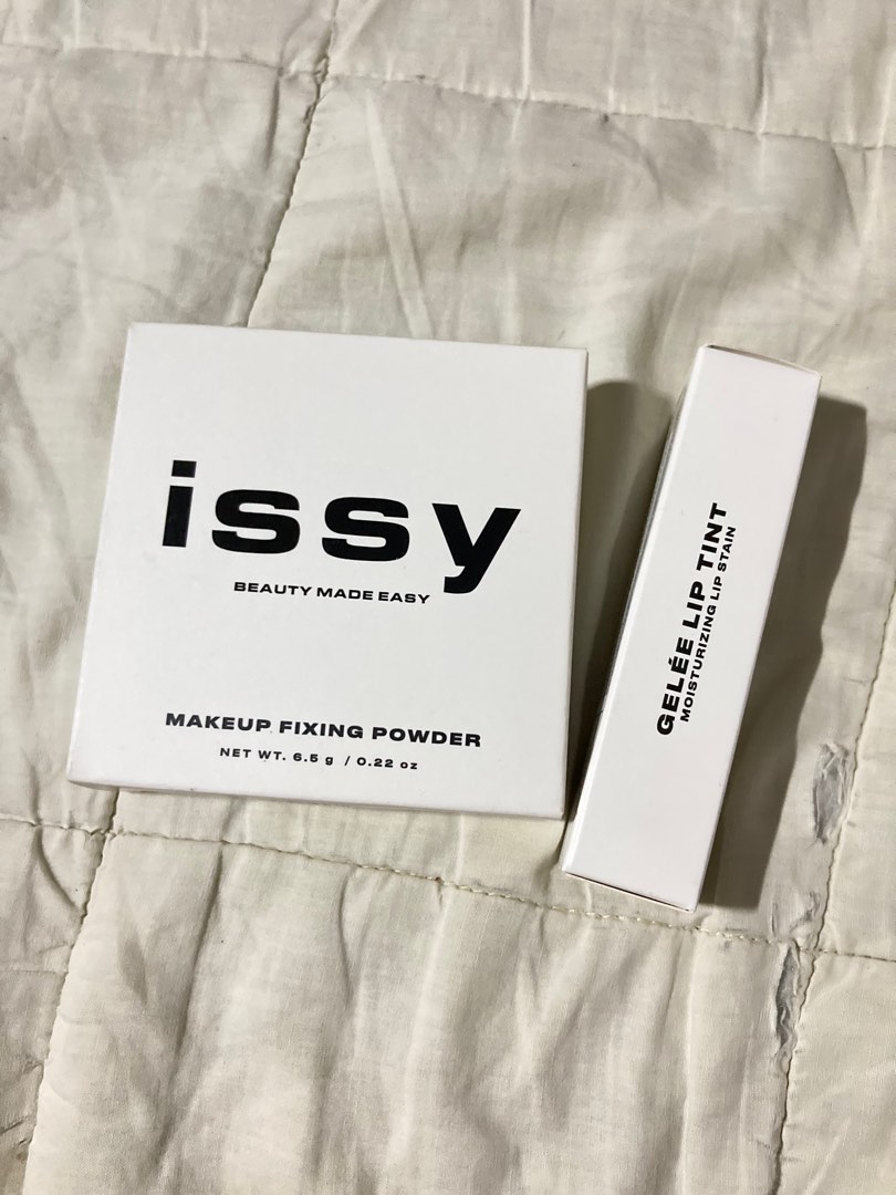 SET Issy fixing powder & Lip gelee tint in Kink, Beauty & Personal Care ...