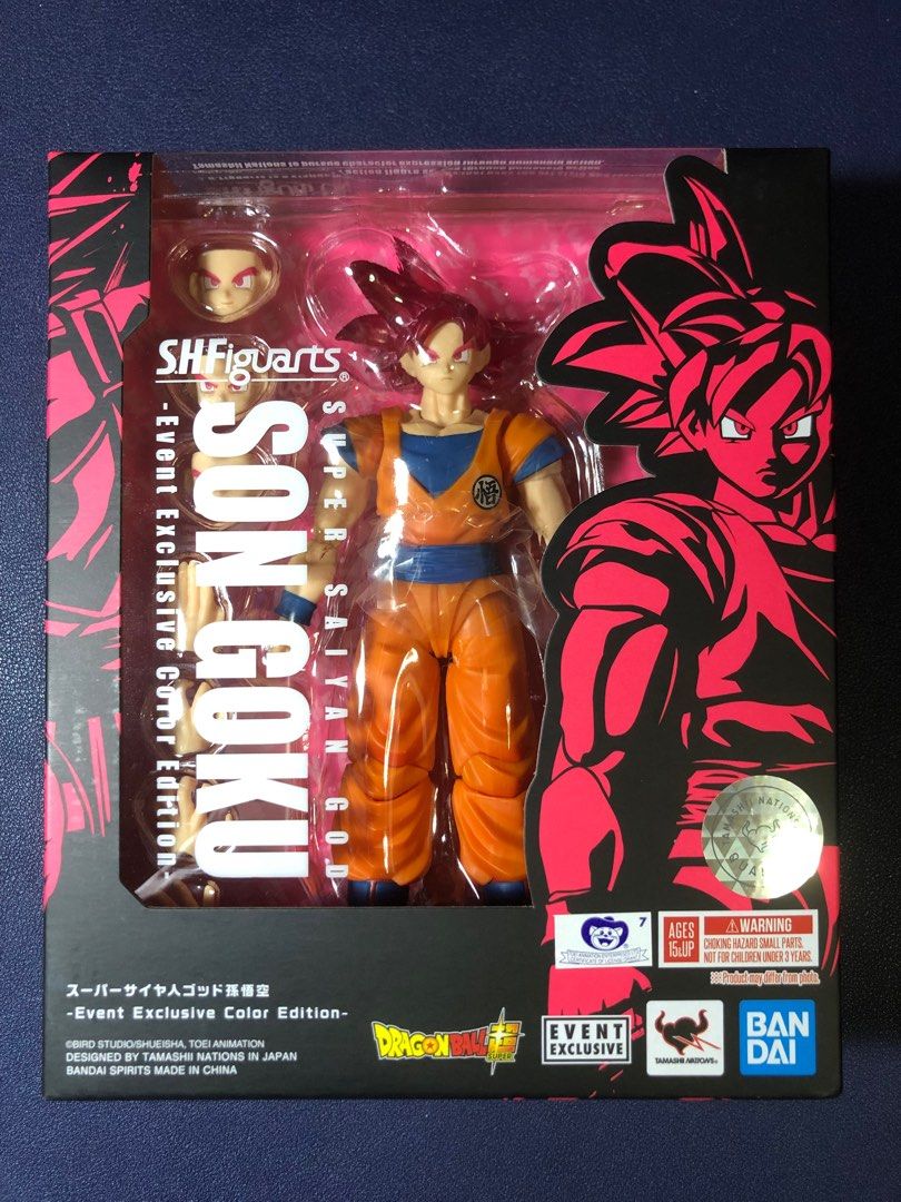 SHF Dragon Ball SS God Son Goku Event Exclusive Color Edition, Hobbies ...