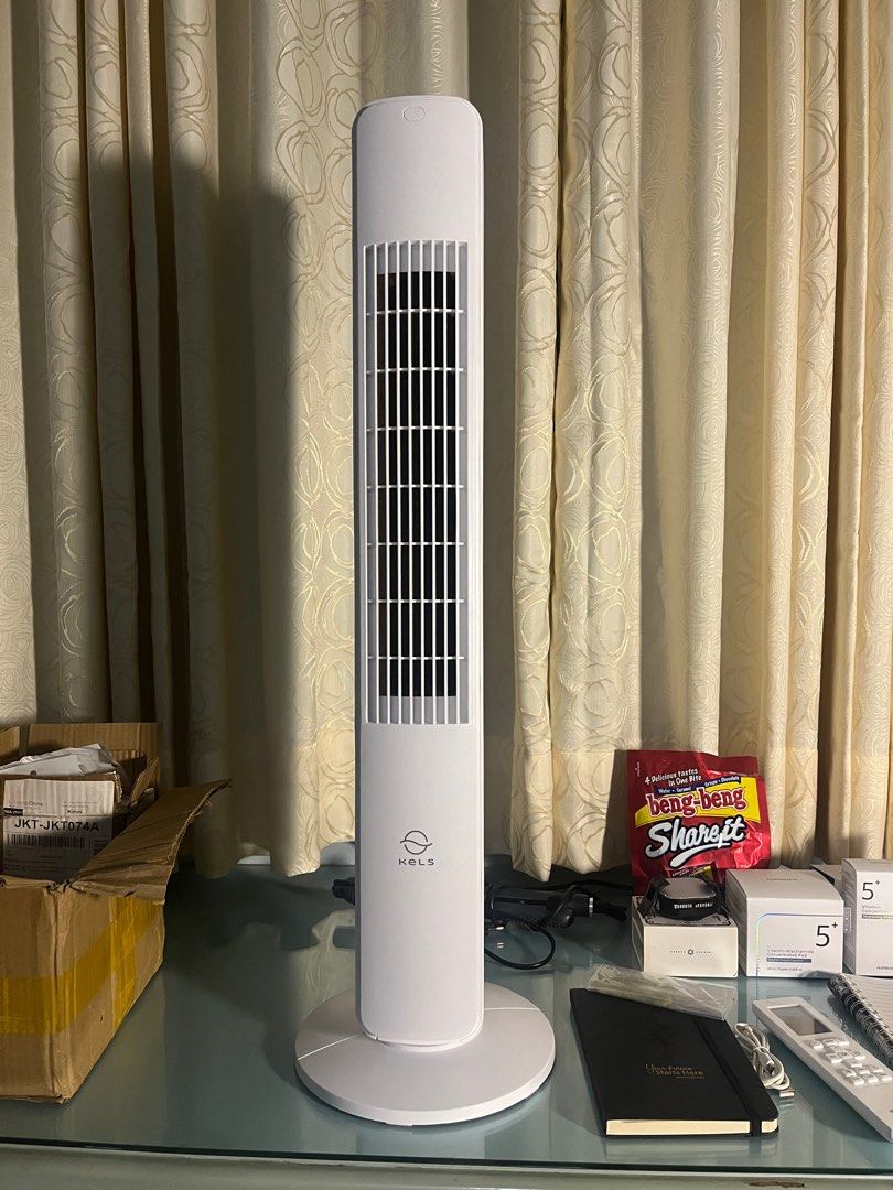 Tower Fan Air Cooler Kipas Angin KELS Preloved, Kitchen & Appliances di ...