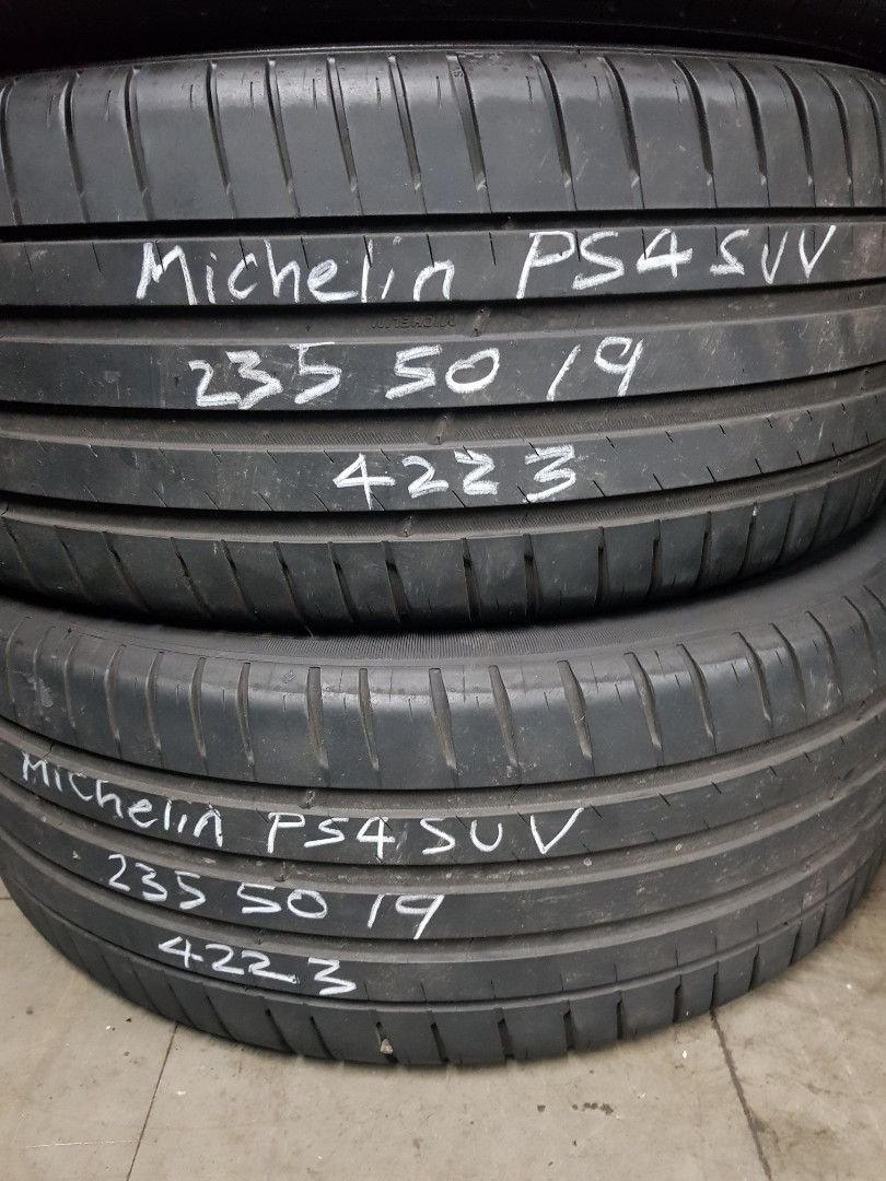 Used 235 50 19 Michelin, Pirelli Tyres, Car Accessories, Tyres & Rims on Carousell