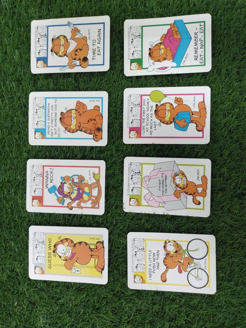 Vintage 1978 Garfield Quartet Game (Jim Davis) by Murfett Regency Game ...