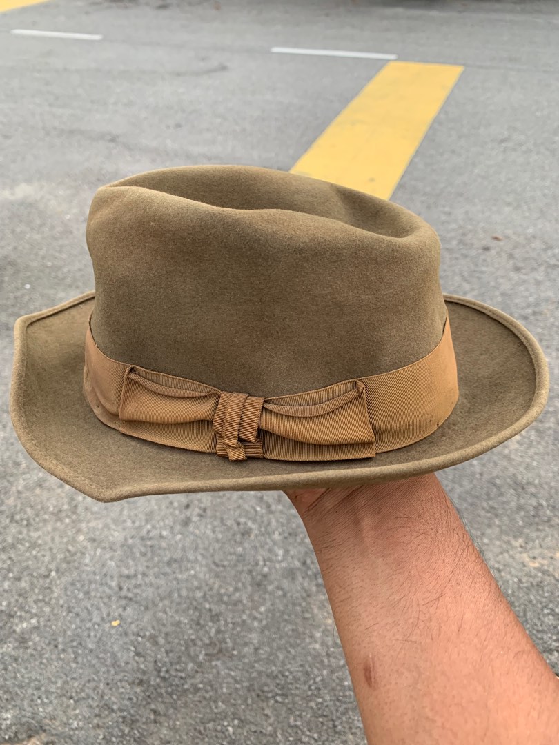 Vintage 70s BATTERSBY OF LONDON Fedora Hat, Men's Fashion, Watches ...