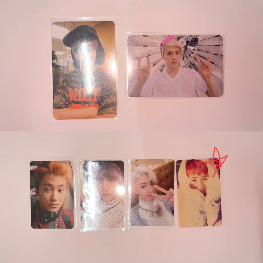 WTS EXO, NCT 127 & NCT Dream Album Pcs (Growl, Firetruck, Cherry Bomb ...