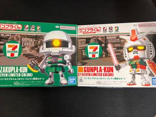 「售」1套兩盒 日本7-11限定色 Gunpla-Kun (高達君), Zakupla-Kun(渣古君), 興趣及遊戲, 玩具 & 遊戲類 ...