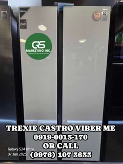 Samsung 24.7 cu.ft. Side by Side No Frost Inverter Refrigerator, TV ...