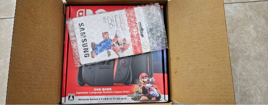 現貨 日版SWITCH2瑪車同捆主機+特規三星256GB記憶卡 NS2 SWITCH 2 日本國內版, 電玩遊戲相關, 主機配件與周邊商品, 其他遊戲週邊商品在旋轉拍賣