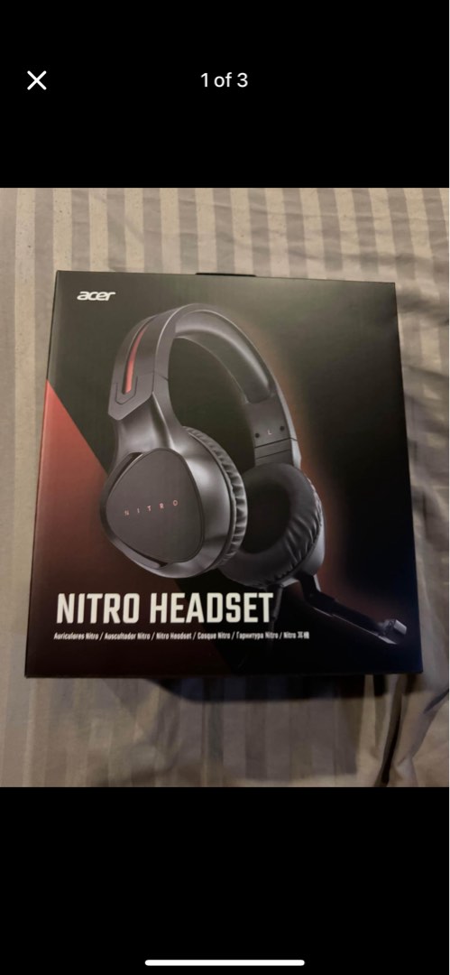 Acer Nitro Gaming Headset, Audio, Headphones & Headsets on Carousell