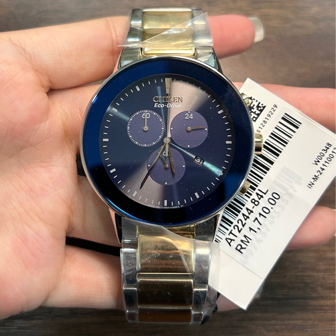[Special Offer] Citizen Eco-Drive AT2244-84L Chronograph Men Watch, Men ...