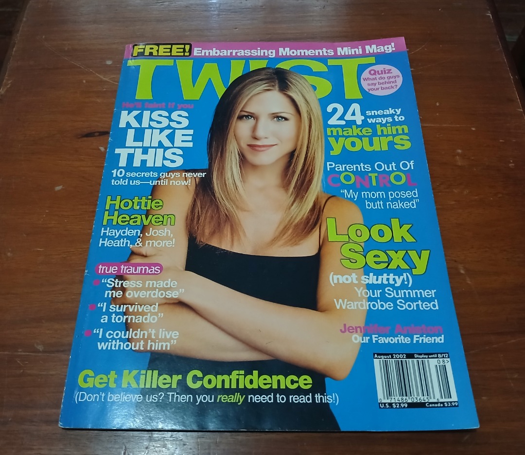 Aug. 2002 Twist Magazine "Jennifer Aniston", Hobbies & Toys, Books ...