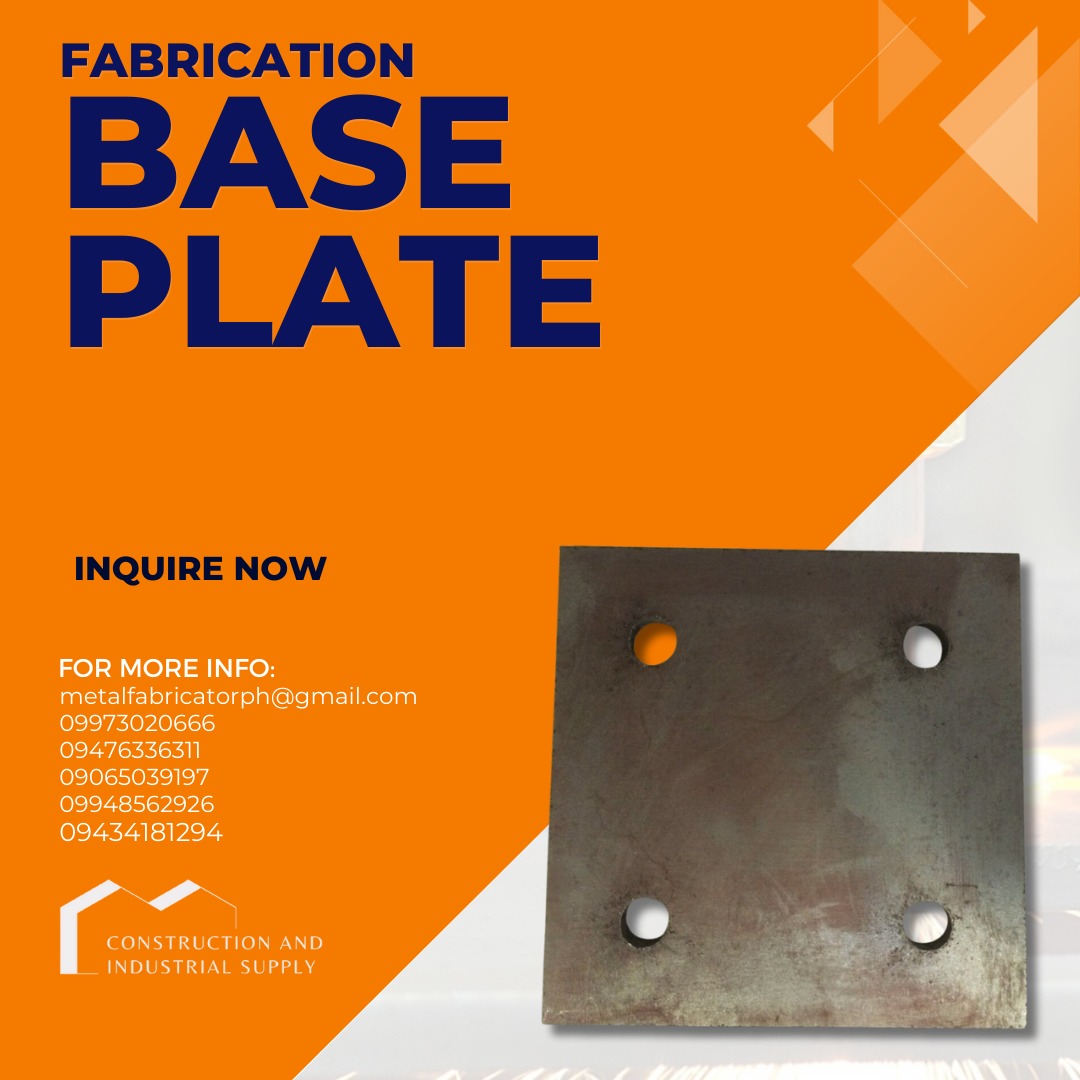 Base Plate | Stifferner Plate | HDG Plate with holes | Cut Size Plate ...