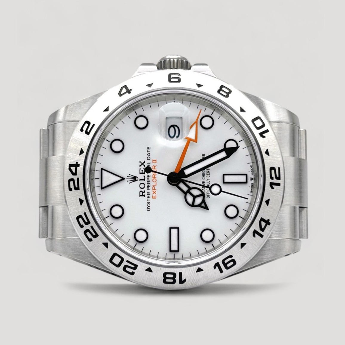 Brand New June 2025 Rolex Explorer II Polar White 42mm 226570, Luxury, Watches on Carousell